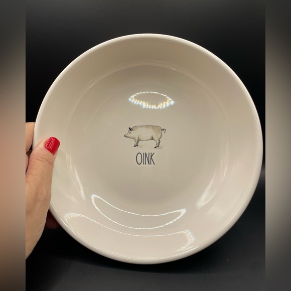Rae Dunn | Dining | Oink Rae Dunn Farm Line Pasta Bowl | Poshmark